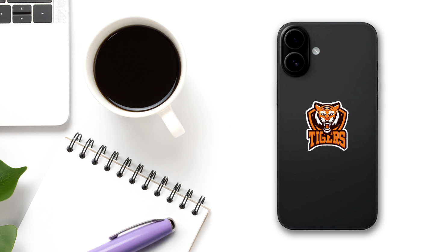 Tigers Mascot Logo Sticker