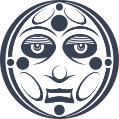 Order Your Tired Full Moon Face Sticker Today - Free Shipping!