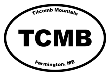 Titcomb Mountain Oval Sticker