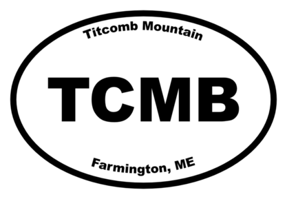 Titcomb Mountain Oval Sticker