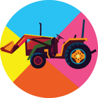 Tractor Car Stickers and Decals