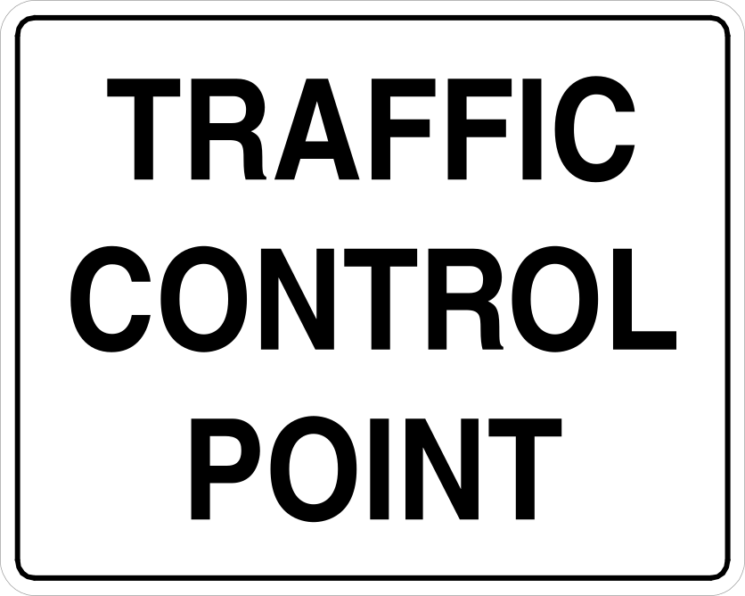 Traffic Control Point Magnet Shipped Fast & Free!
