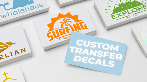 Custom One-Color Transfer Stickers & Car Decals
