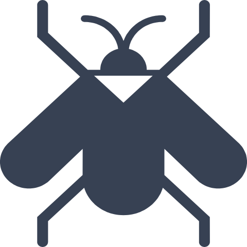 Triangle Fly Sticker - Fast Shipping & No Minimums