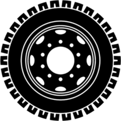 Truck Wheel Sticker