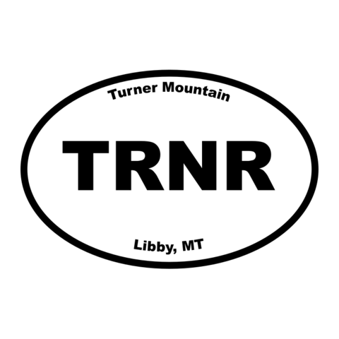 Turner Mountain Oval Sticker