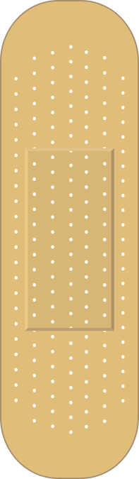 Typical Bandage Sticker - Fast Shipping & No Minimums