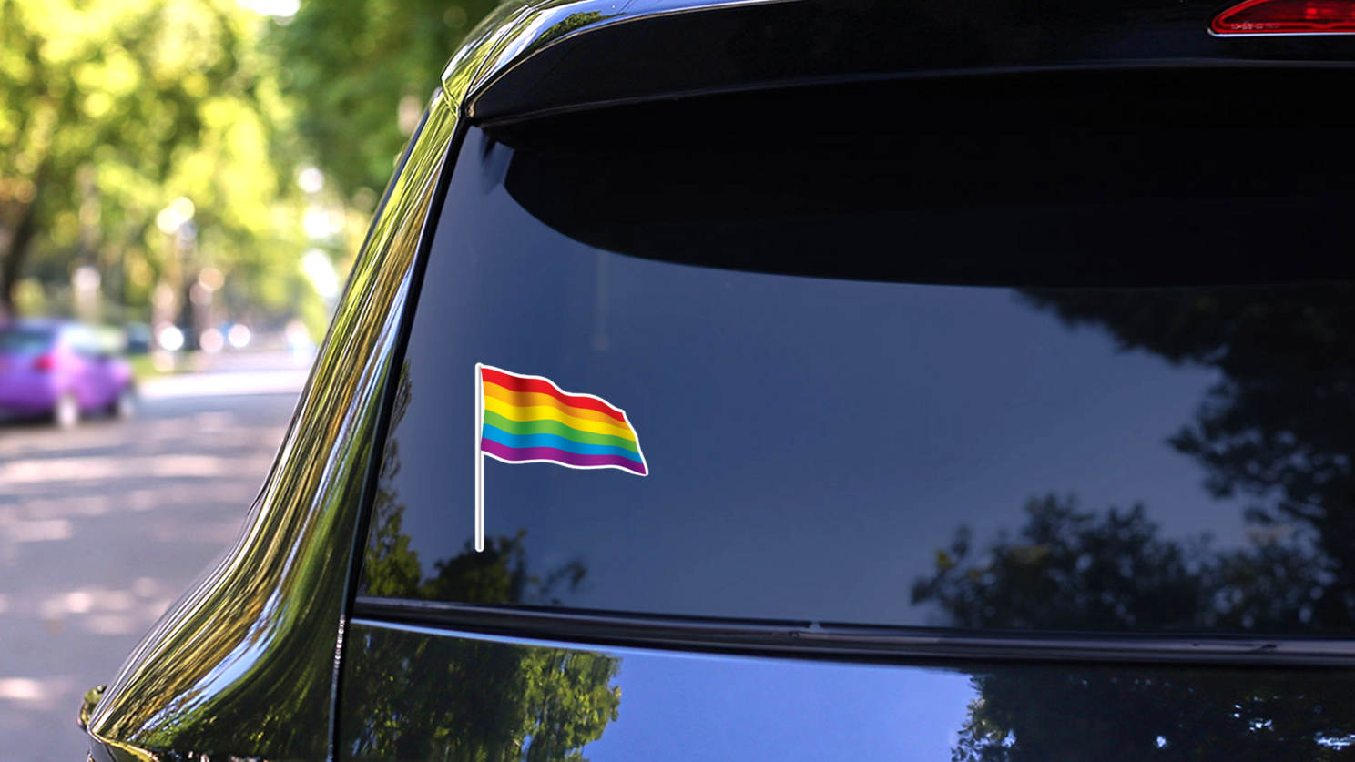 Vector A Rainbow Flag Sticker