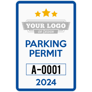 Customizable Parking Permits – Premium Vinyl Material
