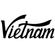 Vietnam Hand Drawn Lettering Sticker