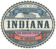 Vintage Indiana Sticker