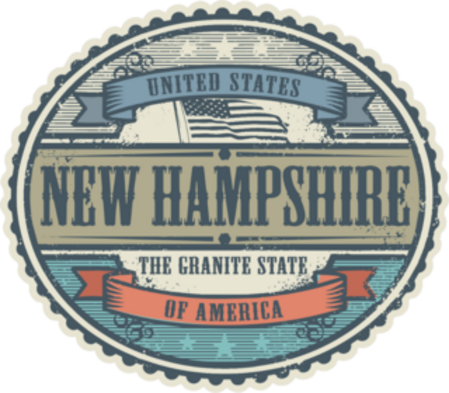 Vintage New Hampshire State Sticker