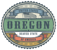 Vintage Oregon Sticker