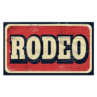 Vintage Rodeo Sign Sticker