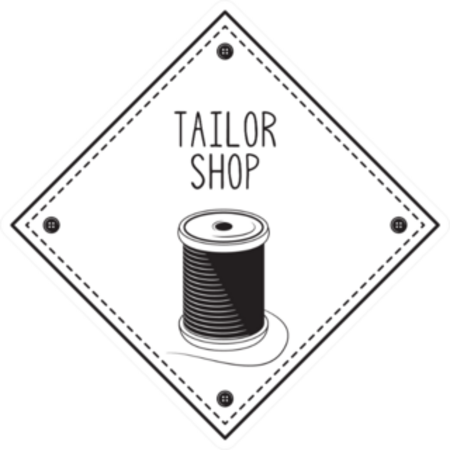 Vintage Tailor Label Spool Of Thread Sticker