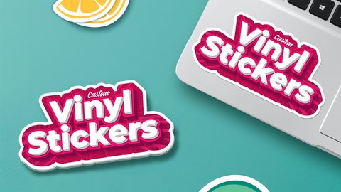 Custom Vinyl Stickers | Full-Color, Durable & Waterproof