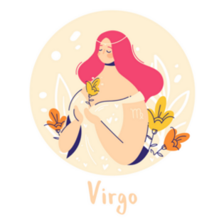 Virgo Zodiac & Astrology Stickers & Car Decals
