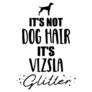 Vizsla Glitter Sticker