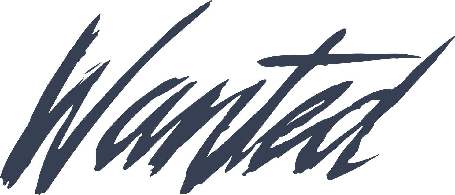 Wanted Vinyl Lettering Sticker Shipped Fast & Free!