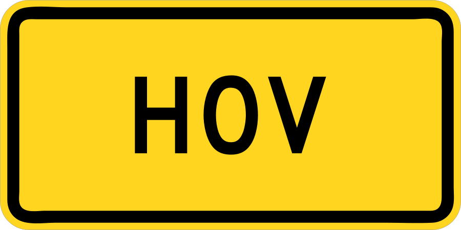 Warning Hov Magnet Shipped Fast & Free!