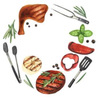 BBQ Car Stickers and Decals