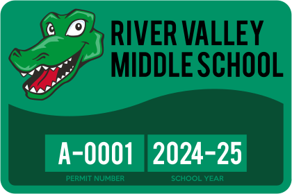 Custom Rectangle Parking Permit Stickers | Car Stickers