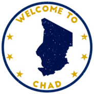 Welcome To Chad Stamp Sticker