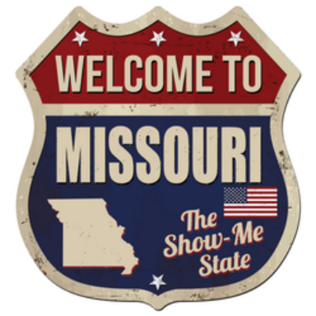 Welcome To Missouri The Show Me State Vintage Sticker
