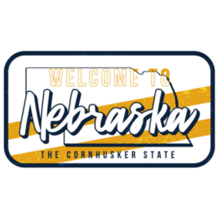 Nebraska State Stickers and Decals | Free Shipping