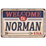 Welcome To Norman Oklahoma Sign Sticker