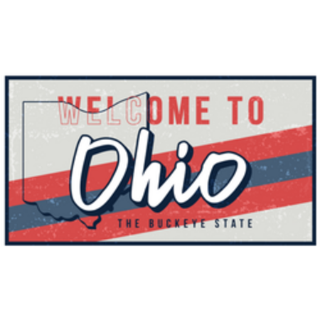 Welcome To Ohio Vintage Sticker