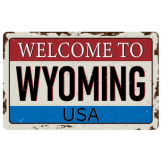 Wyoming State Stickers and Decals | Free Shipping