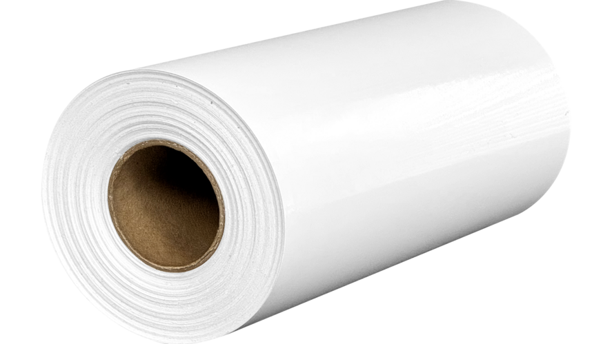 White Static Cling Material for Removable Indoor Window Stickers