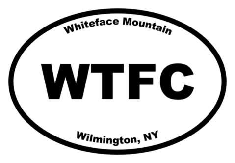 Whiteface Mountain Oval Sticker