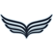 Wing Logo Sticker