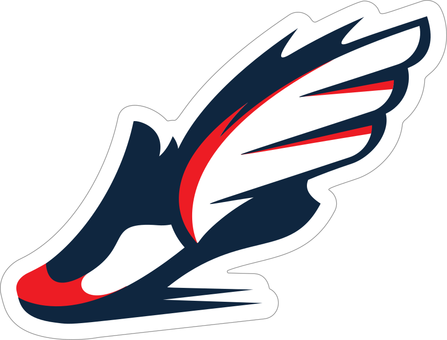 Winged Running Shoe Sticker