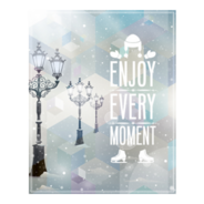 Winter Poster Enjoy Every Moment Sticker