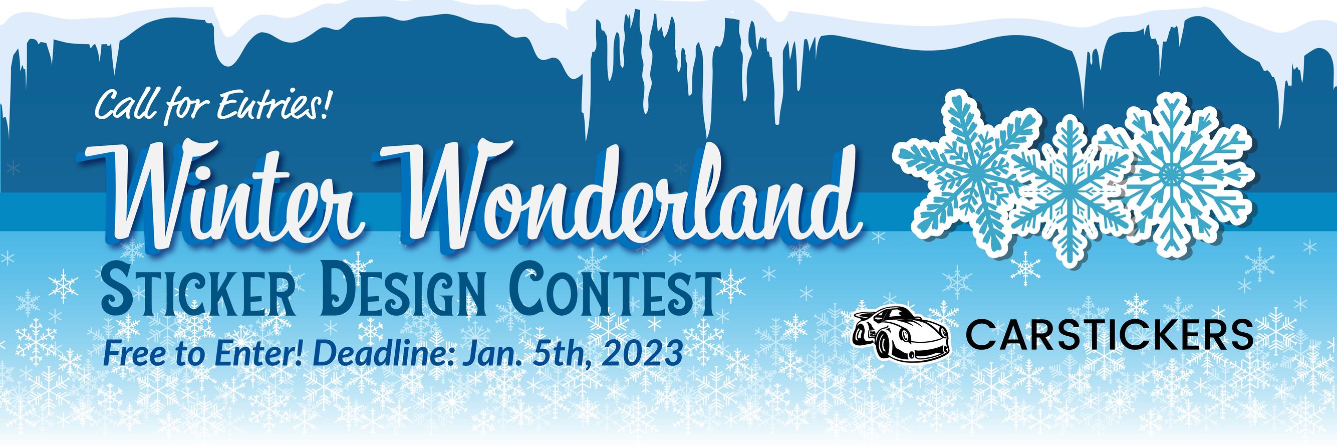 Winter Wonderland Sticker Design Contest