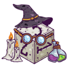 Wizard Dice Sticker