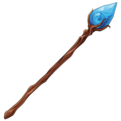 Wizard Gem Staff Sticker
