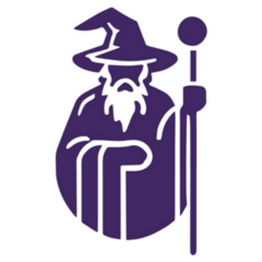 Wizard Logo Sticker