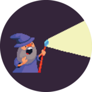 Wizard Making Light Sticker