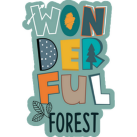 Wonderful Winter Forest Sticker