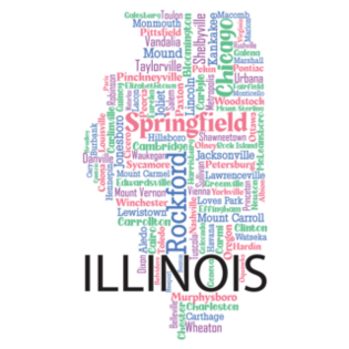 Illinois Car Stickers and Decals