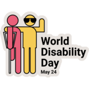 World Disability Day Banner Sticker