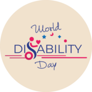 World Disability Day Illustration Sticker