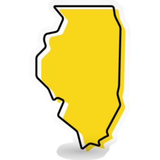 Illinois Car Stickers and Decals