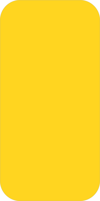 Yellow Rectangle Road Sign Sticker - Fast Shipping & No Minimums