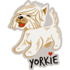 Yorkshire Typography Sticker