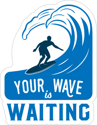 Surfer, Surfing Car Stickers & Decals – Dozens of Cool Designs